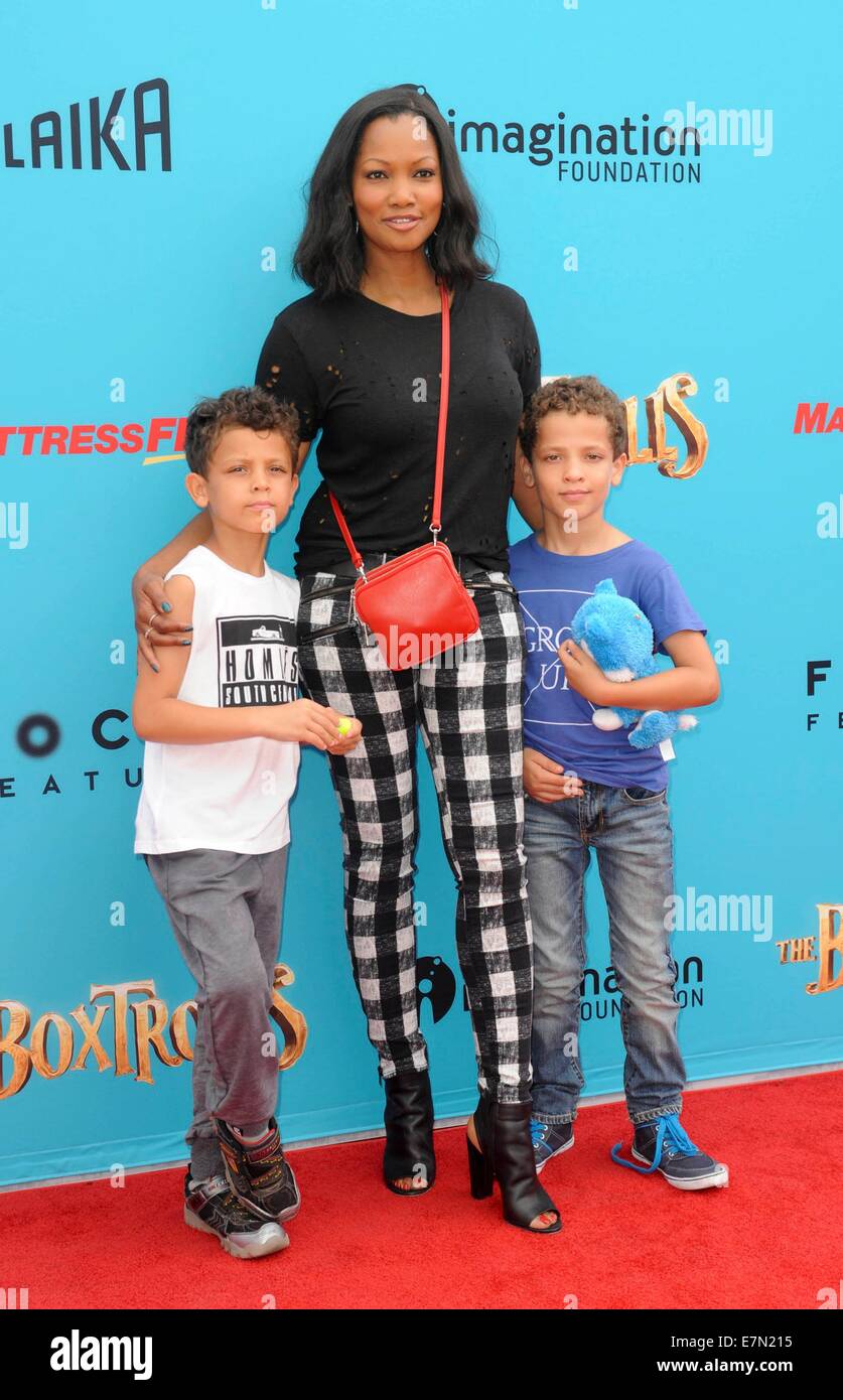 Los Angeles, CA, USA. 21st Sep, 2014. Garcelle Beauvais, sons Jax, Jaid ...