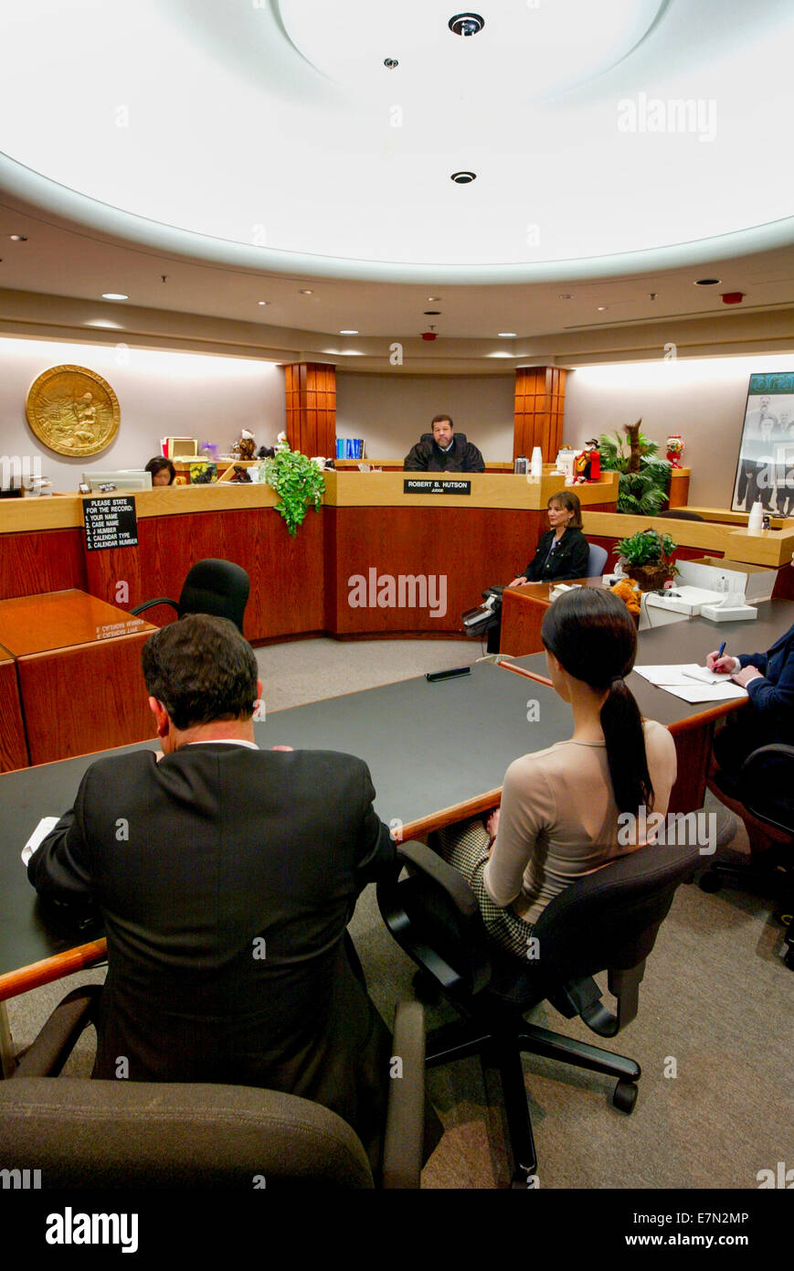 Defendant before judge hi-res stock photography and images - Alamy