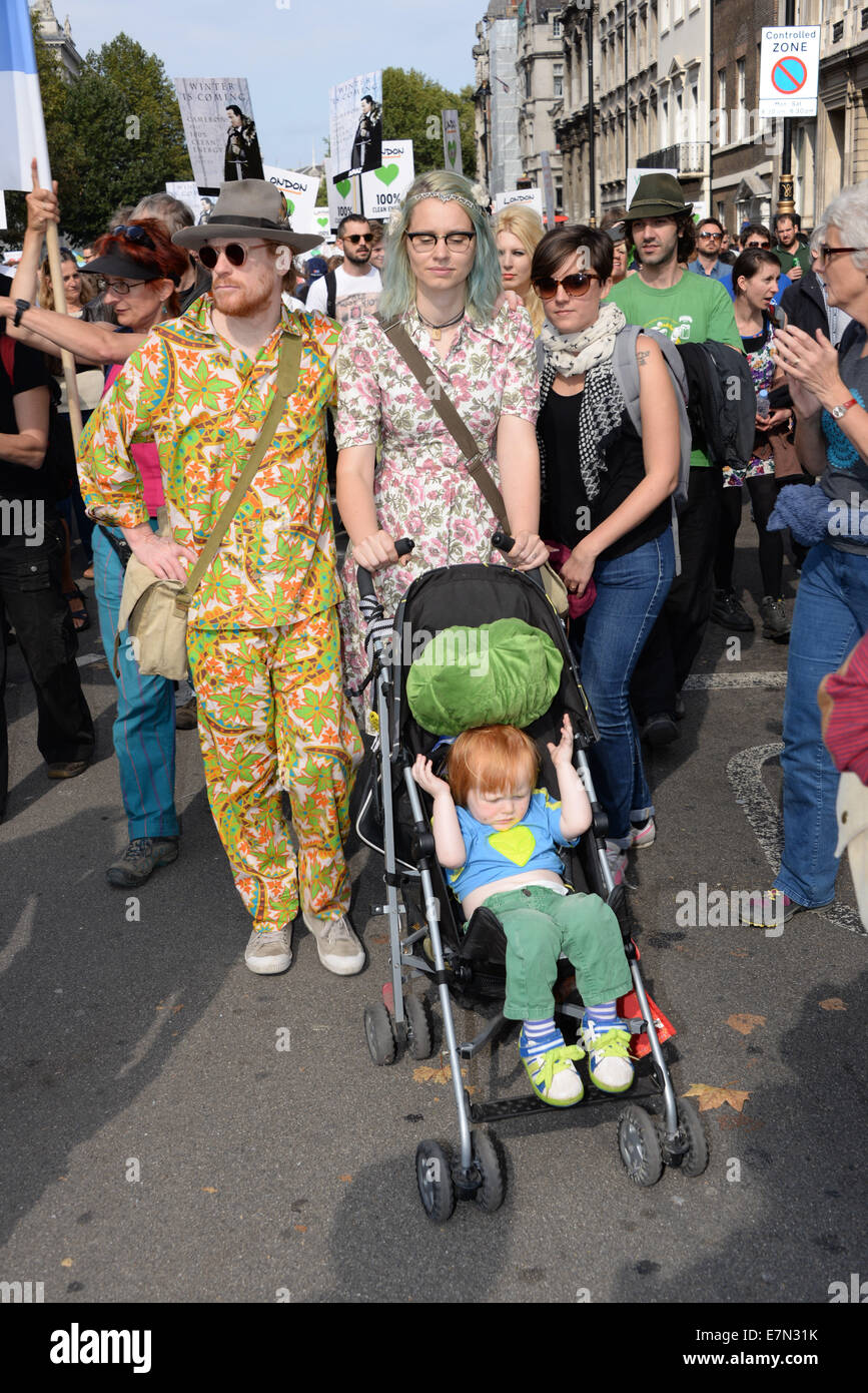 London, UK. 21st Sept, 2014. Animal Parade with tens of thousands ...