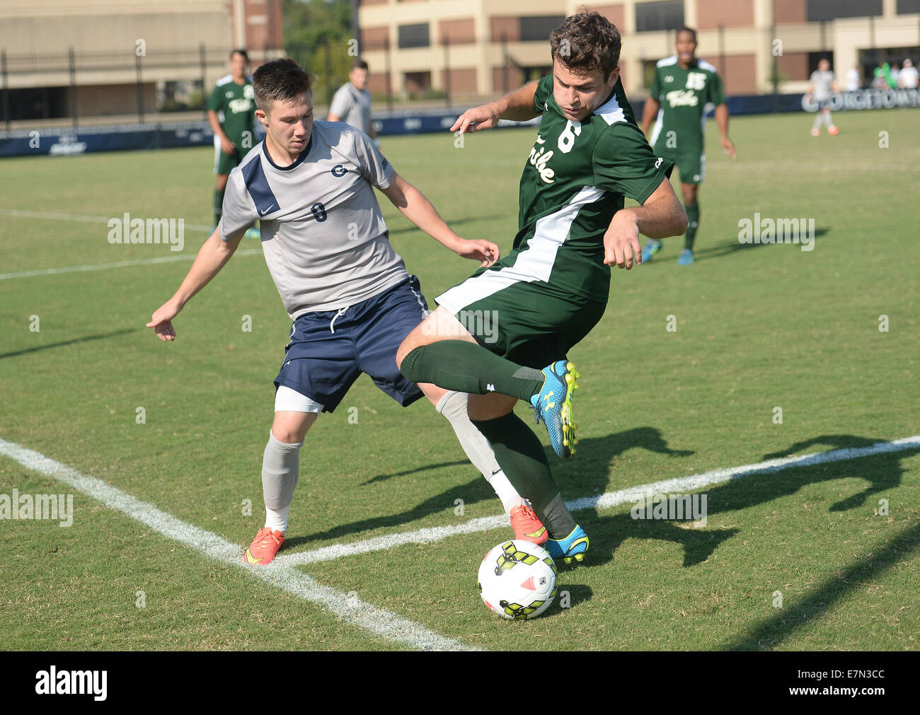 Washington, DC, USA. 21st Sep, 2014. Georgetown forward Alex Muyl (9 ...