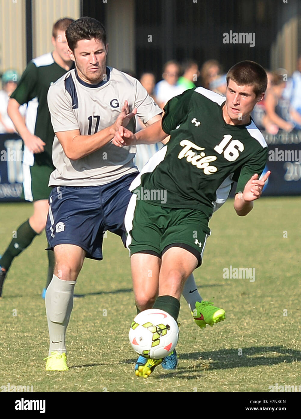 Washington, DC, USA. 21st Sep, 2014. William & Mary forward William ...