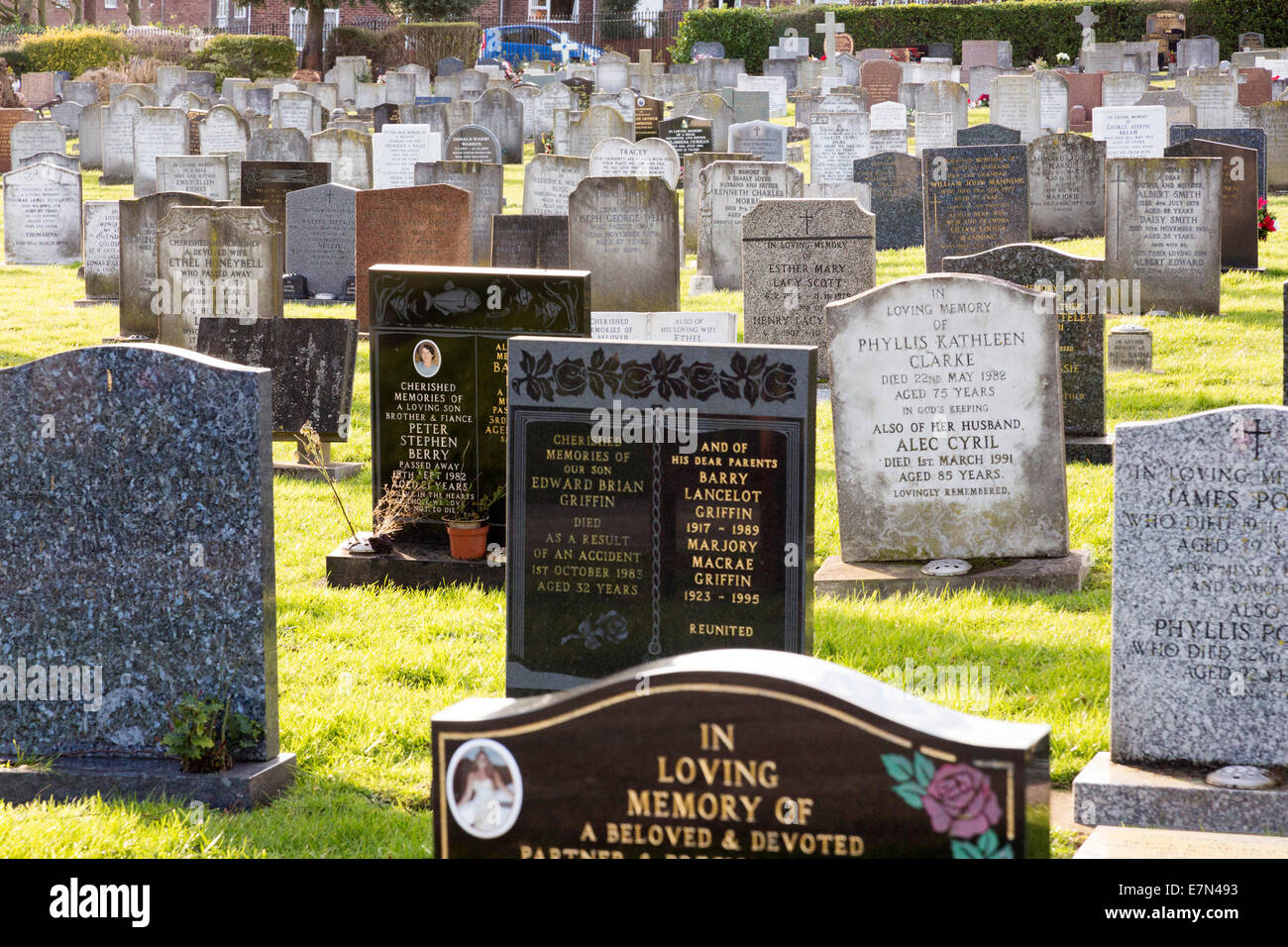 graveyard / cemetery Stock Photo - Alamy