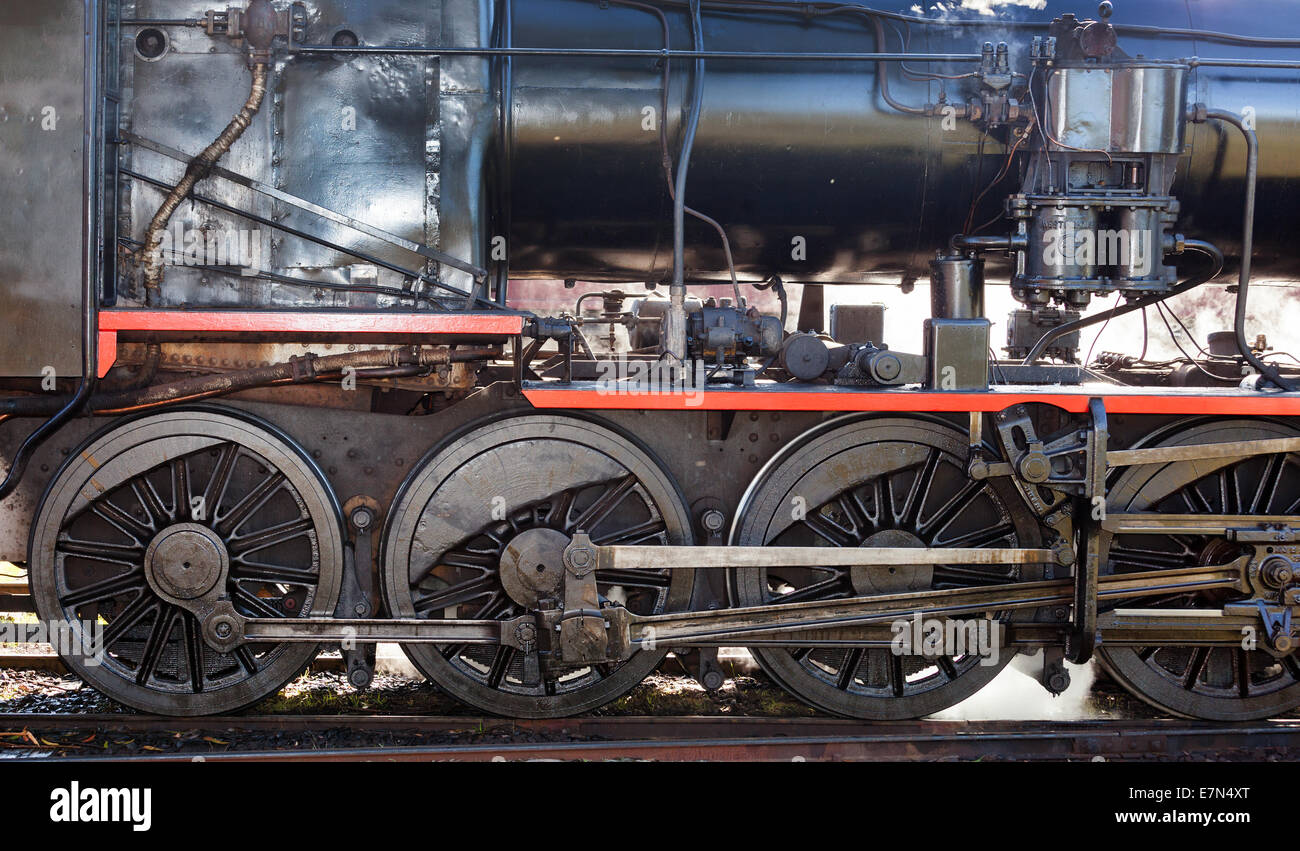 Steam locomotive chimney white hi-res stock photography and images - Alamy