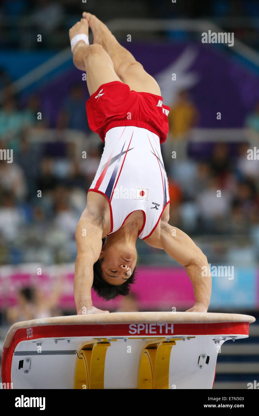 Incheon, South Korea. 21st Sep, 2014. Yuya Kamoto (JPN) Artistic ...