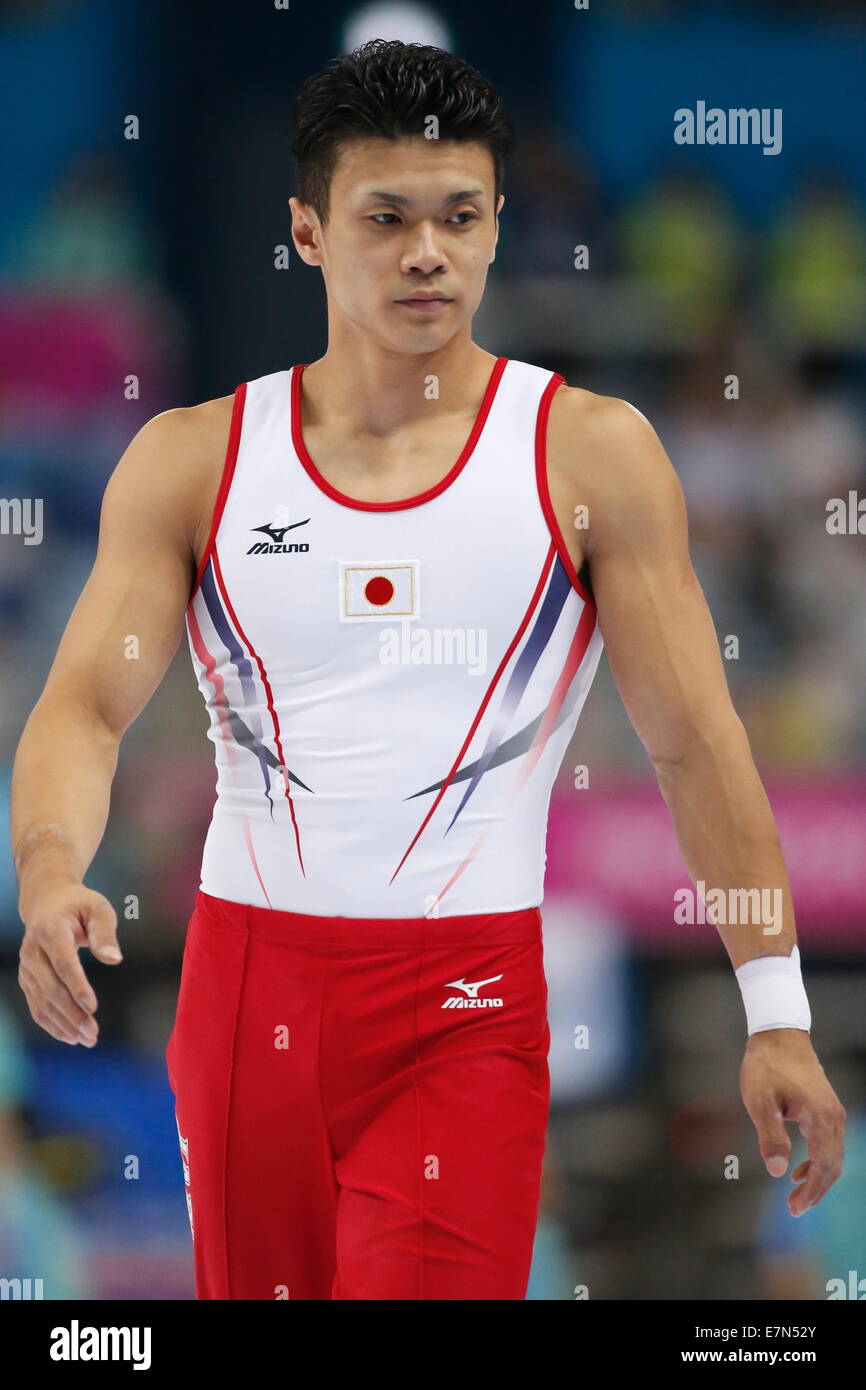 Incheon, South Korea. 21st Sep, 2014. Yusuke Saito (JPN) Artistic Gymnastics : Men's Team Final ...