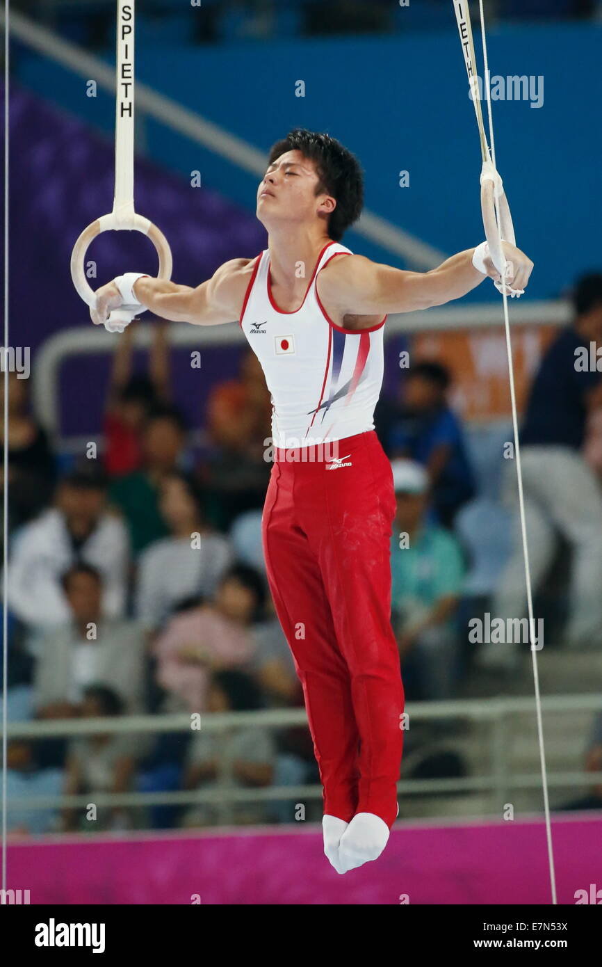Incheon, South Korea. 21st Sep, 2014. Yuya Kamoto (JPN) Artistic ...