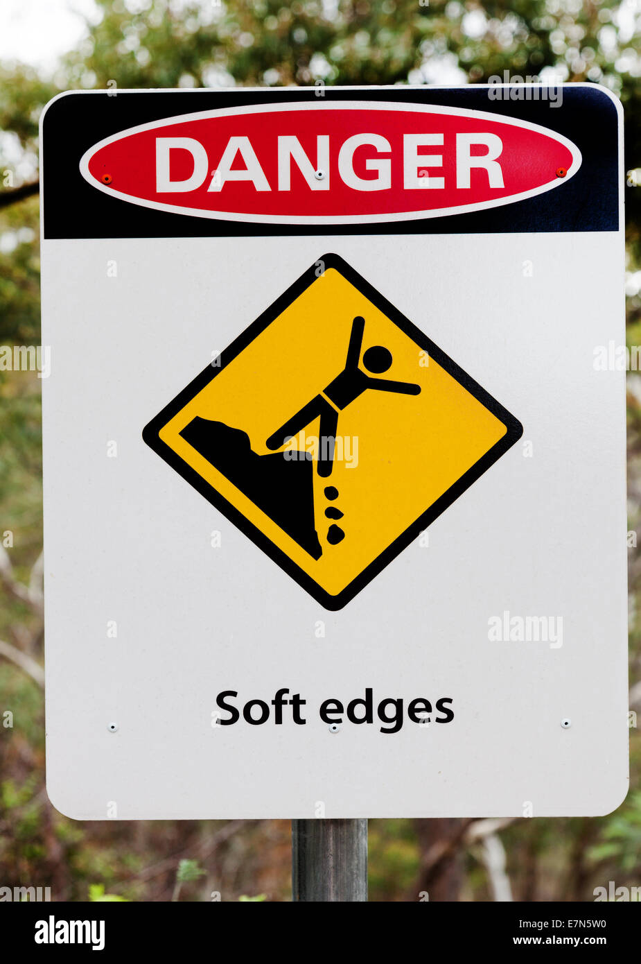 Mine shaft warning sign hi-res stock photography and images - Alamy