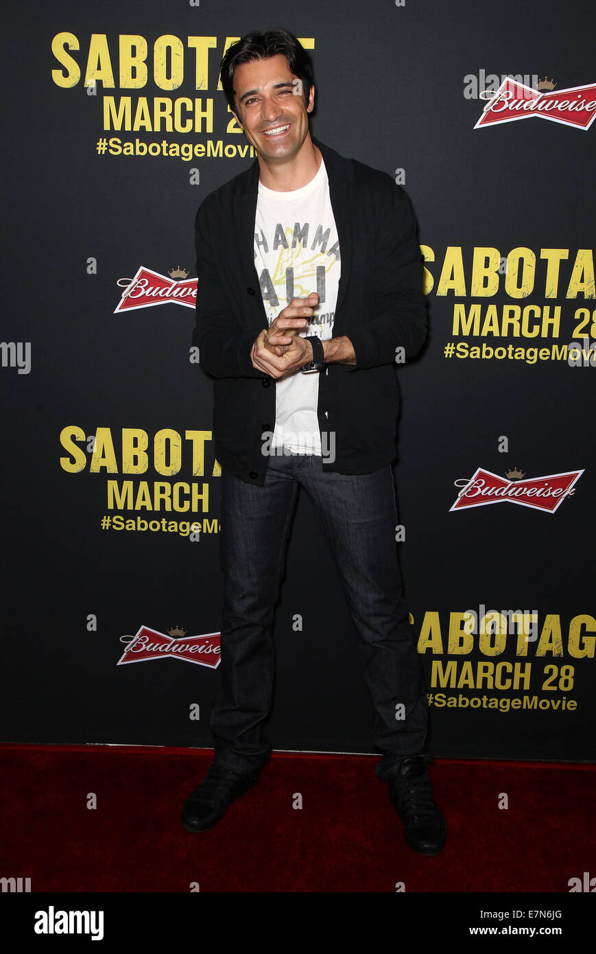 Sabotage - Los Angeles Premiere At Regal Cinemas L.A. Live Featuring ...