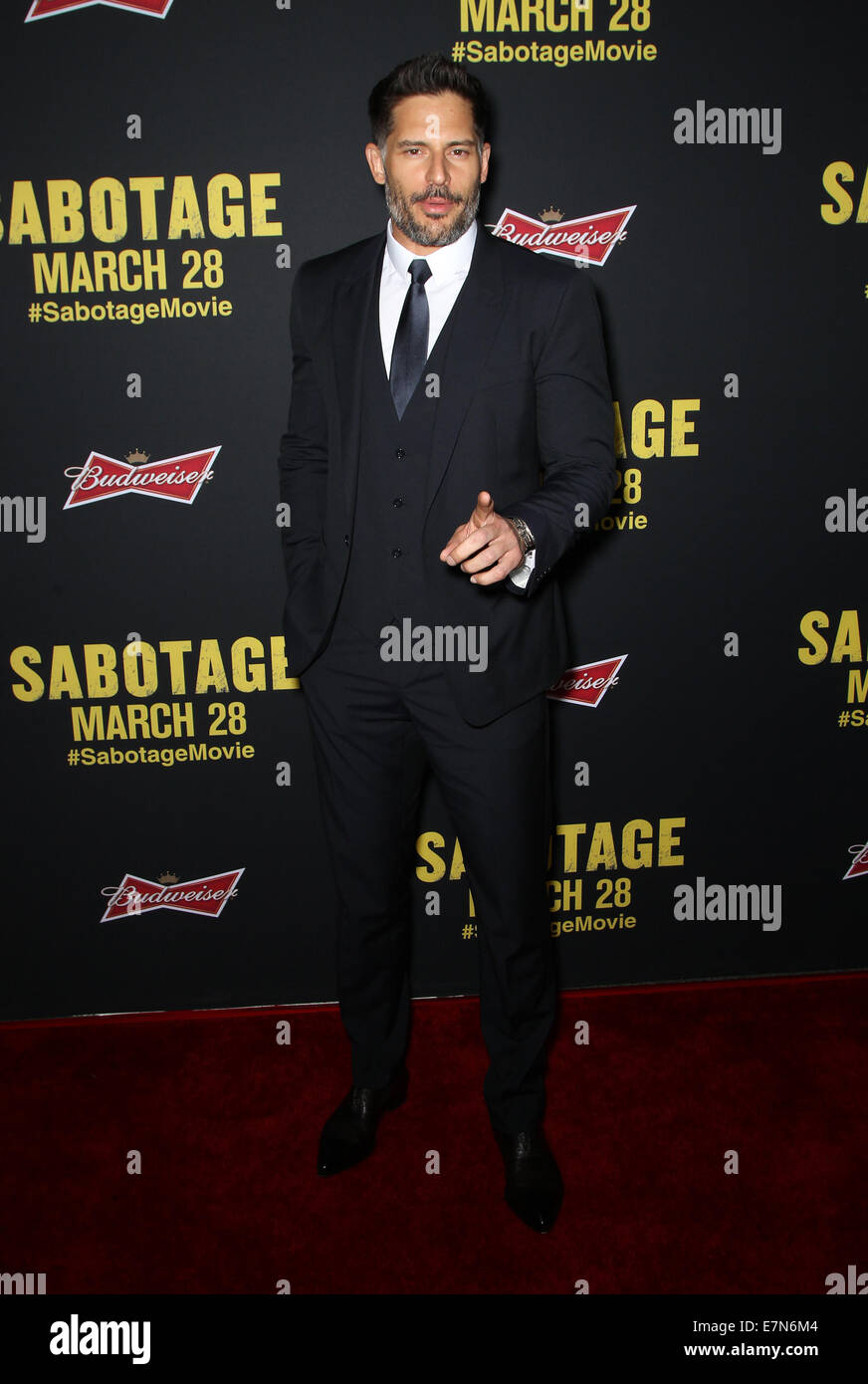 Sabotage - Los Angeles Premiere At Regal Cinemas L.A. Live Featuring ...