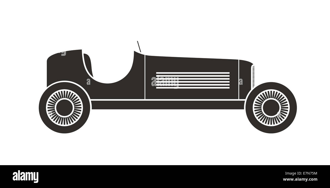 Retro sport racing car, vintage collection Stock Photo - Alamy