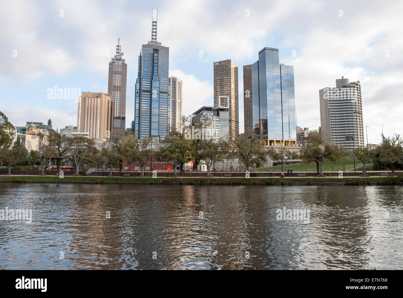 Melbourne city centre center yarra hi-res stock photography and images ...
