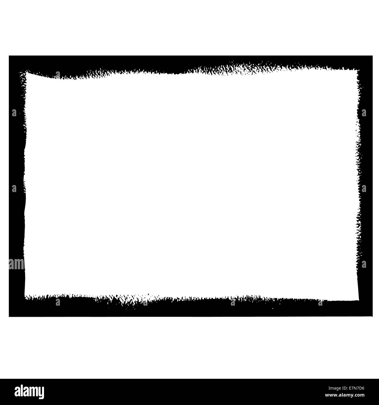 Black grunge frame Stock Photo - Alamy