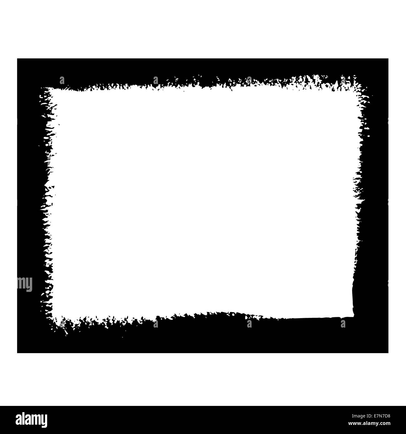 Black grunge frame Stock Photo - Alamy