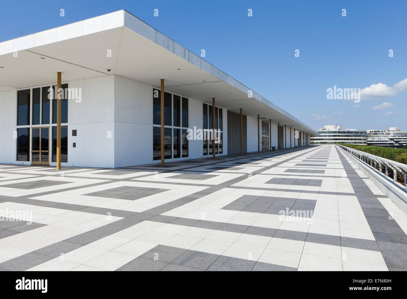Terrace level of The John F. Kennedy Center for the Performing Arts ...