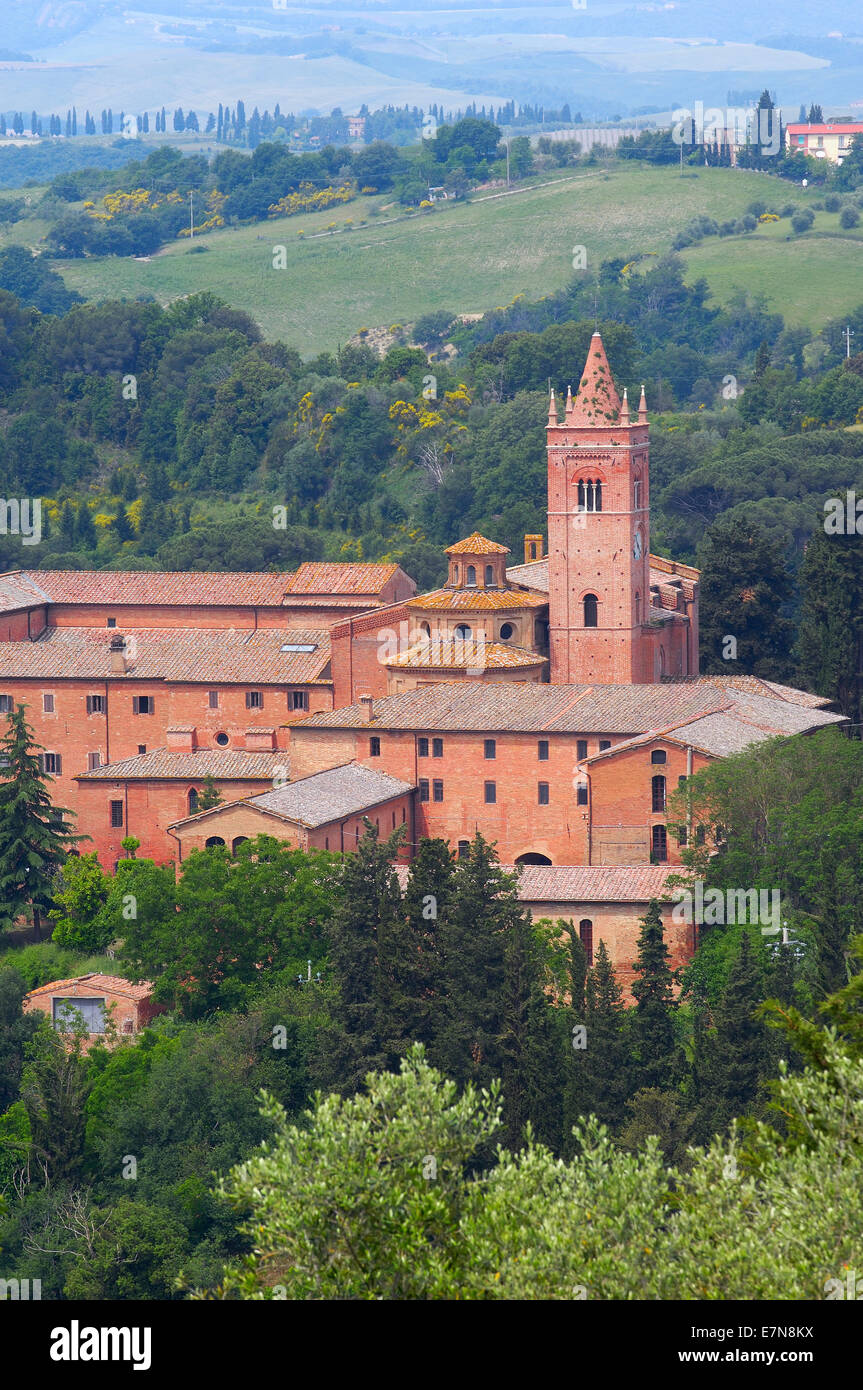 Monte oliveto Maggiore, Abbey of Monte Oliveto Maggiore, Asciano, Siena ...