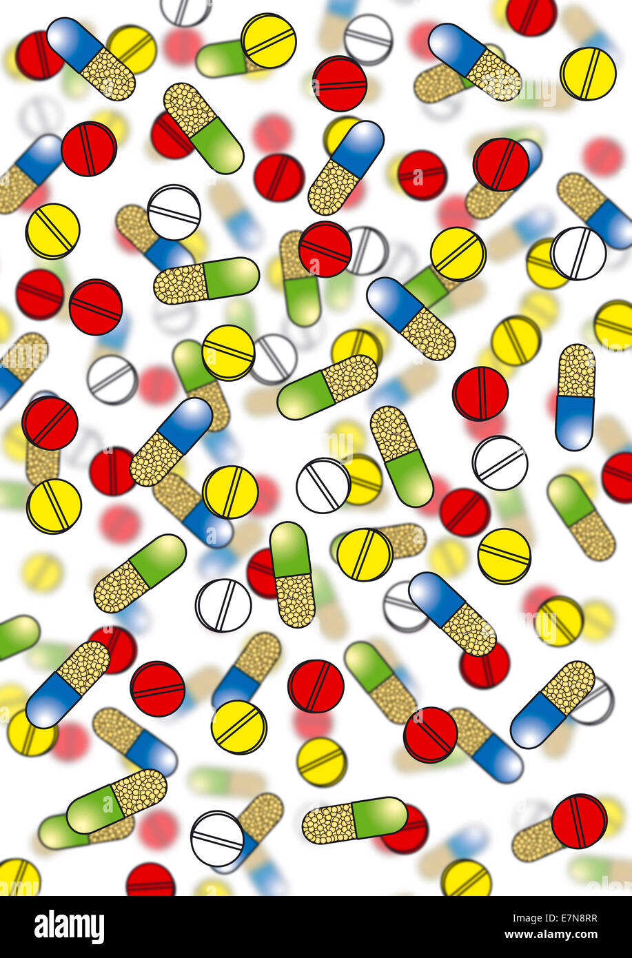 Falling tablets hi-res stock photography and images - Alamy