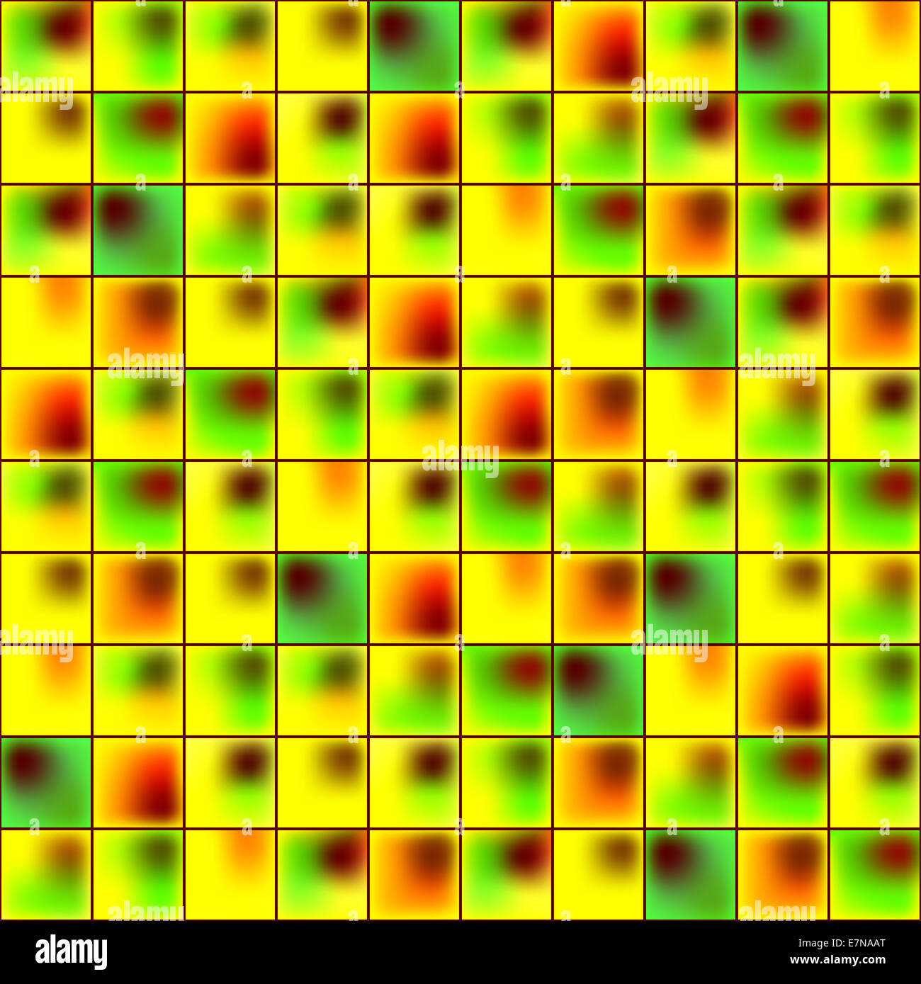 Glossy colorful mosaic square cells grid Stock Photo - Alamy