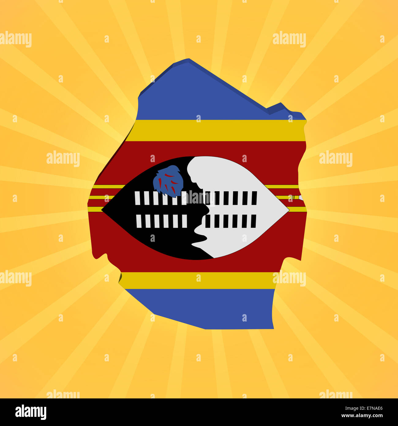 Map of swaziland hi-res stock photography and images - Alamy