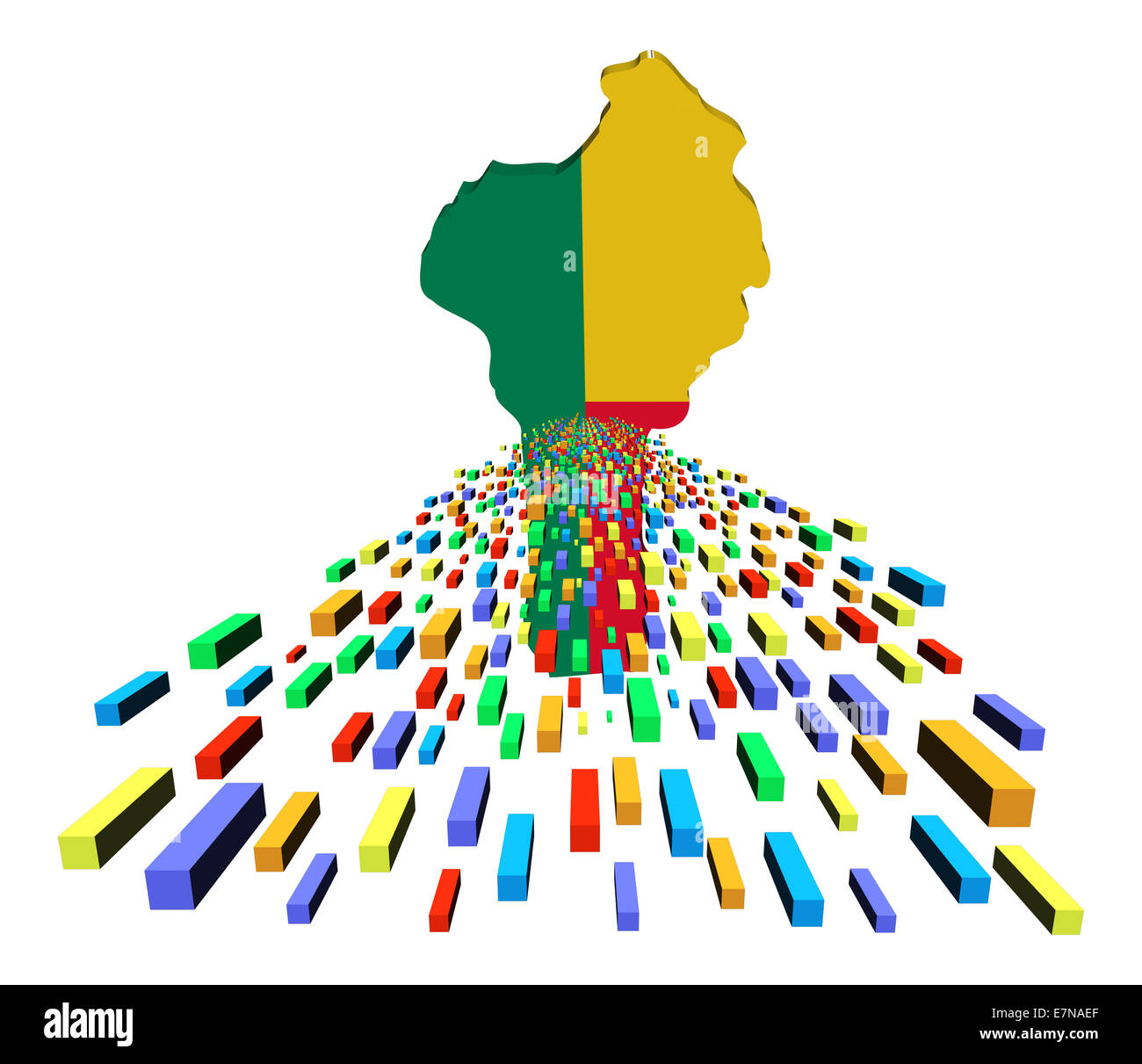 Map benin Cut Out Stock Images & Pictures - Alamy