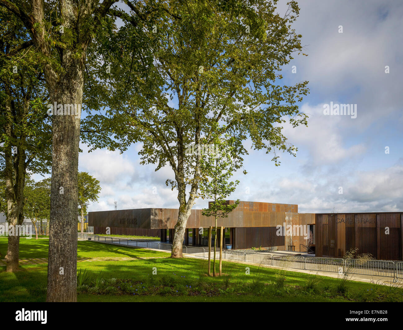 Museum Soulages, Rodez, France. Architect: RCR Arquitectes, 2014. View ...
