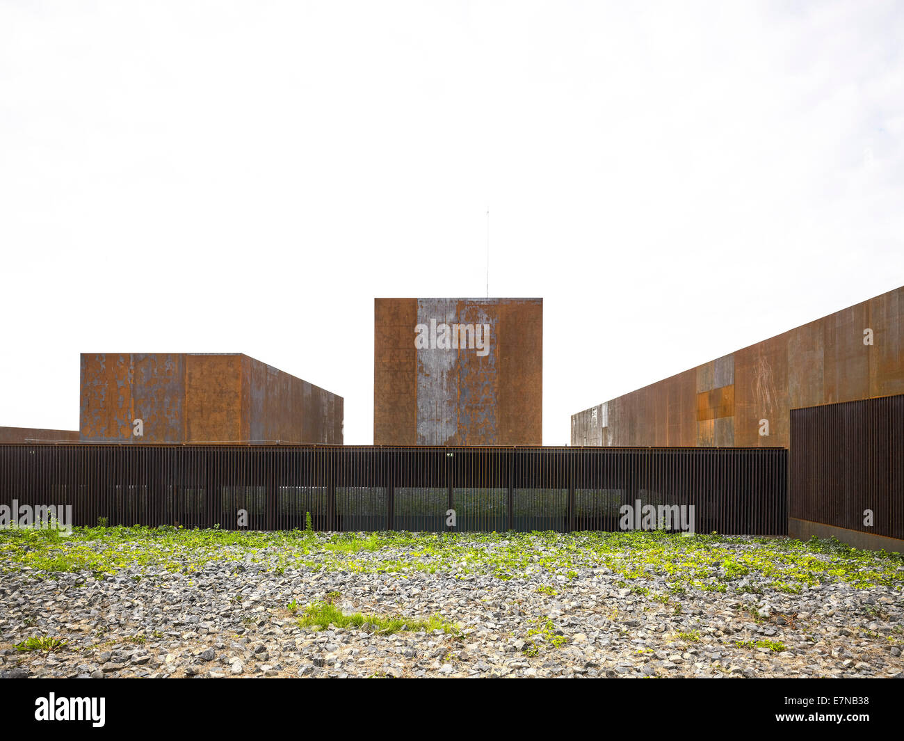 Museum Soulages, Rodez, France. Architect: RCR Arquitectes, 2014. Line ...