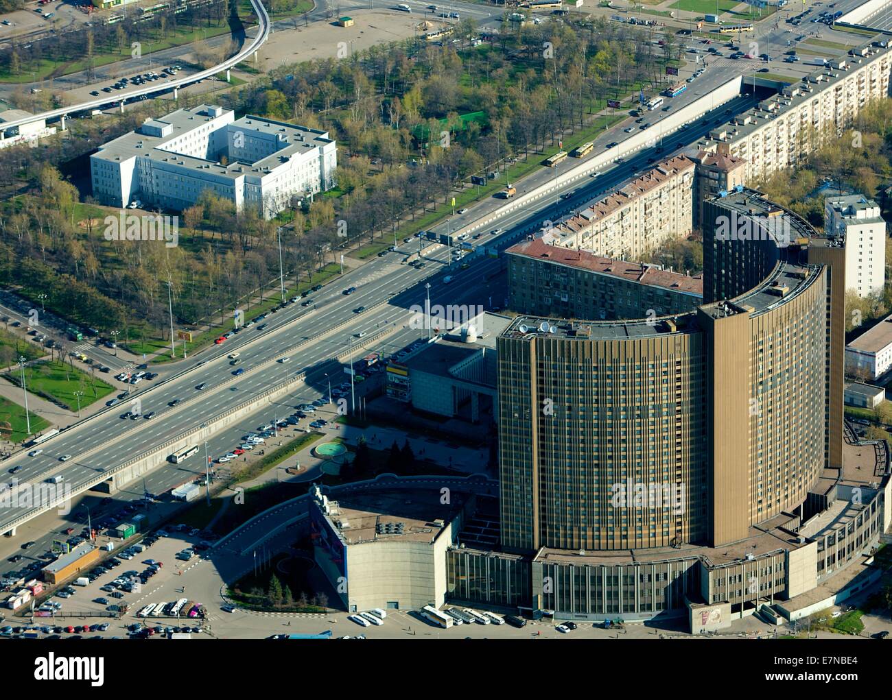 Russia Moscow Aerial Stock Photos & Russia Moscow Aerial Stock Images ...