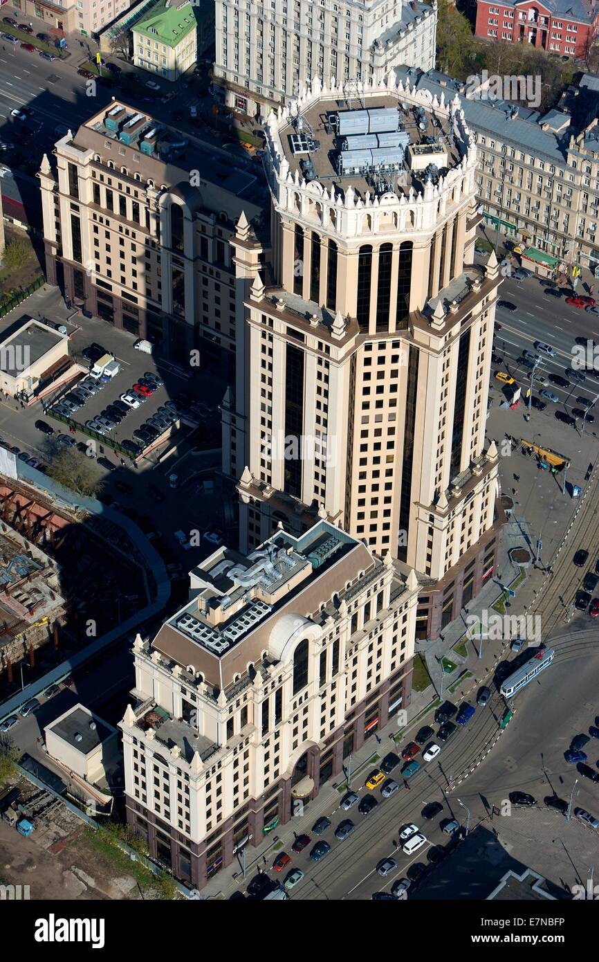 Russia, Moscow. A modern building Stock Photo - Alamy