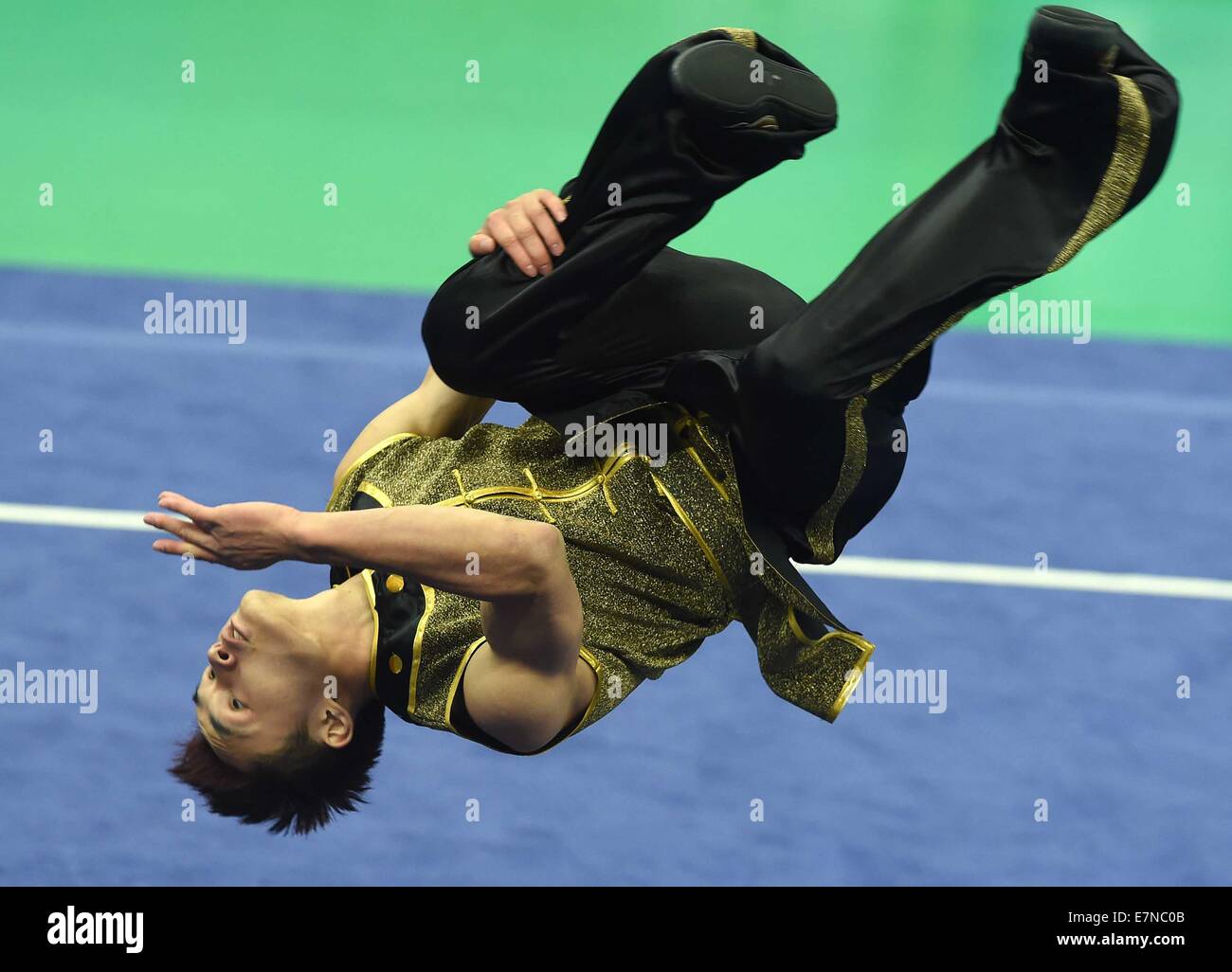 Incheon, South Korea. 22nd Sep, 2014. Huang Junhua of China's Macao ...