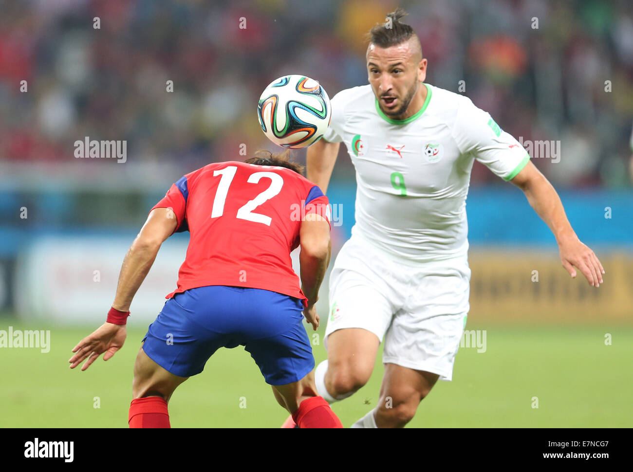 Nabil Ghilas. South Korea v Algeria, group match. FIFA World Cup 2014 ...