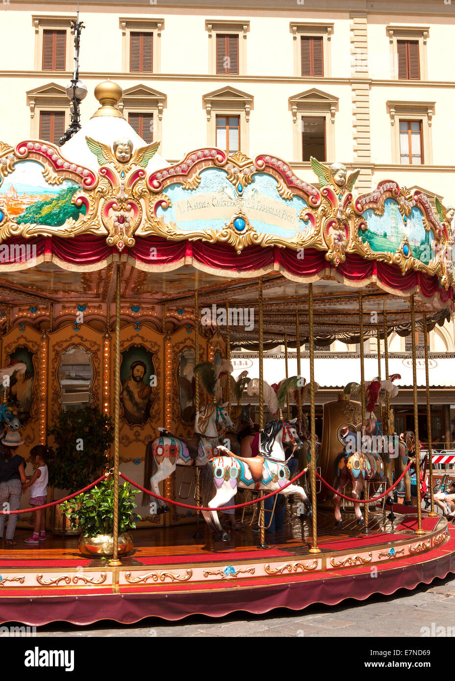 Carousel in Florence Tuscany Italia Italy Europe Stock Photo - Alamy