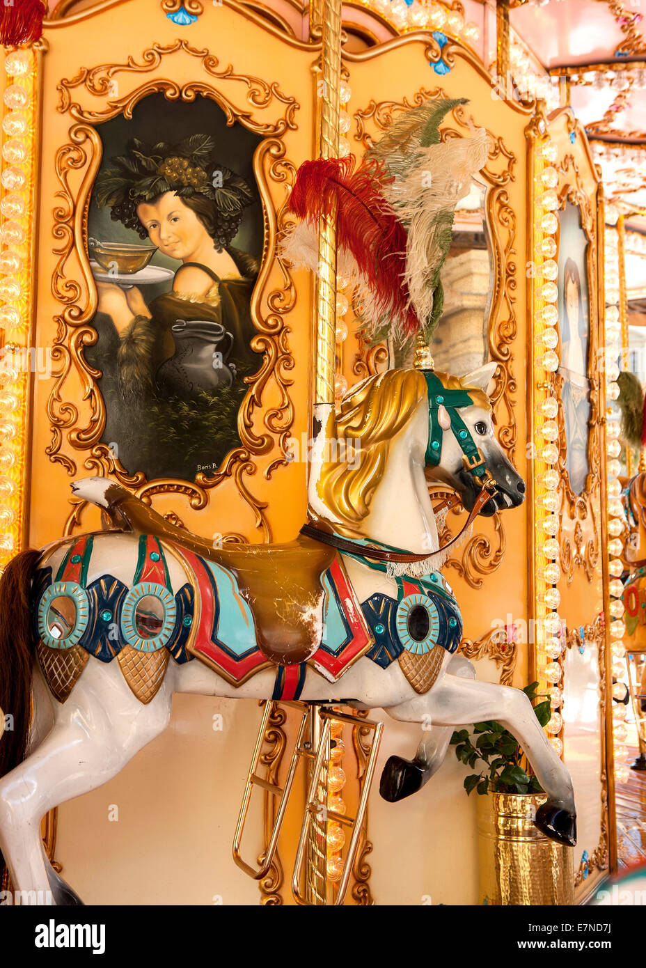 Carousel in Florence Tuscany Italia Italy Europe Stock Photo - Alamy