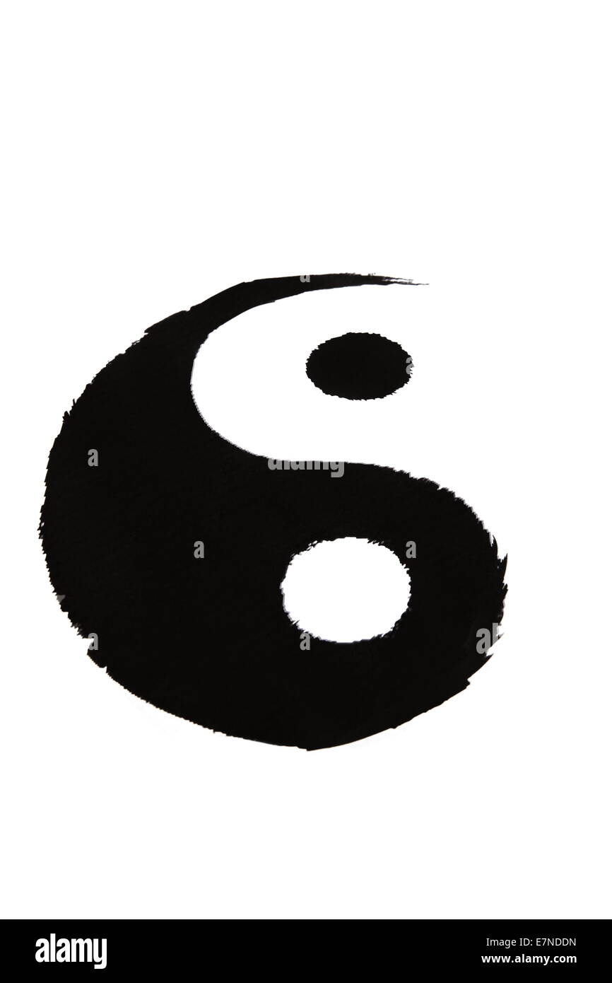 Tai chi symbol Cut Out Stock Images & Pictures - Alamy