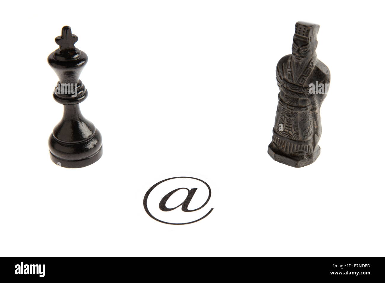 Computer chess Cut Out Stock Images & Pictures - Alamy
