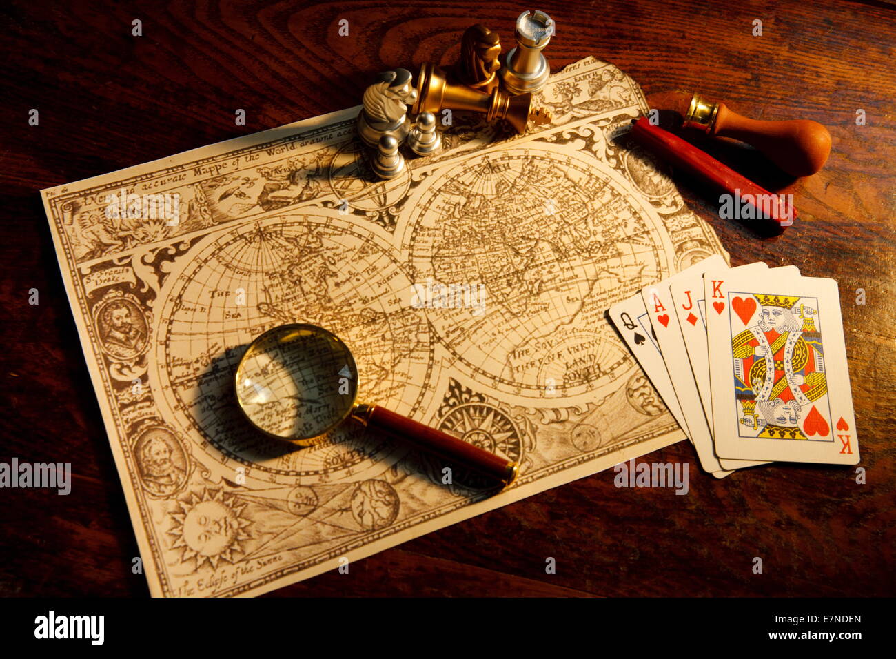 Poker map hi-res stock photography and images - Alamy