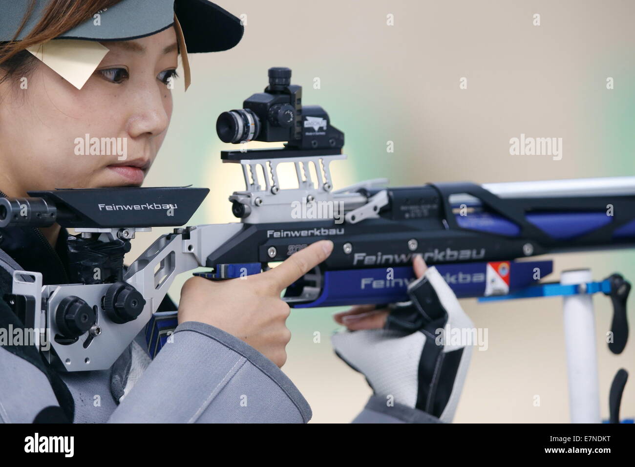 Incheon, South Korea. 22nd Sep, 2014. Seiko Iwata (JPN) Shooting ...