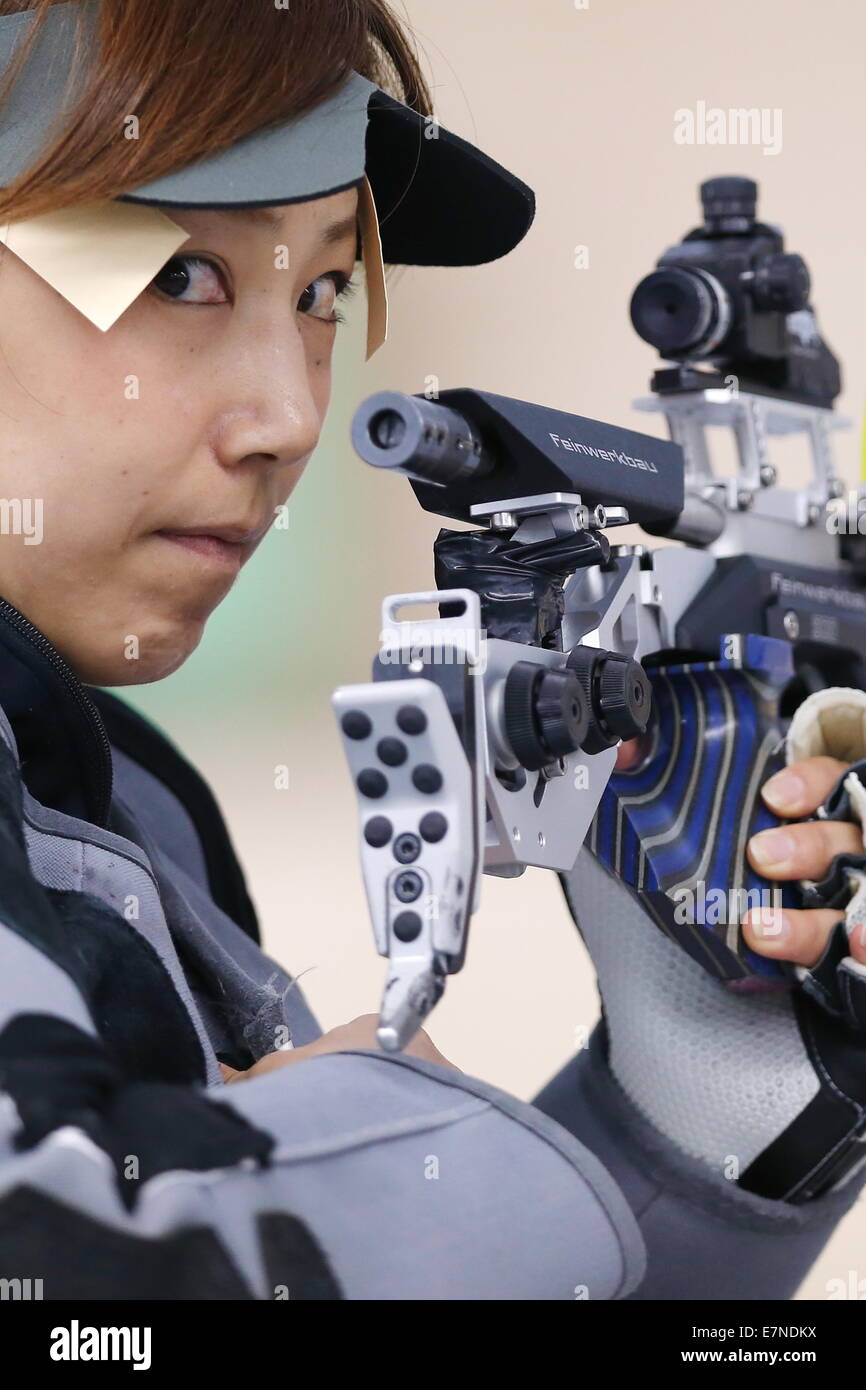 Incheon, South Korea. 22nd Sep, 2014. Seiko Iwata (JPN) Shooting ...