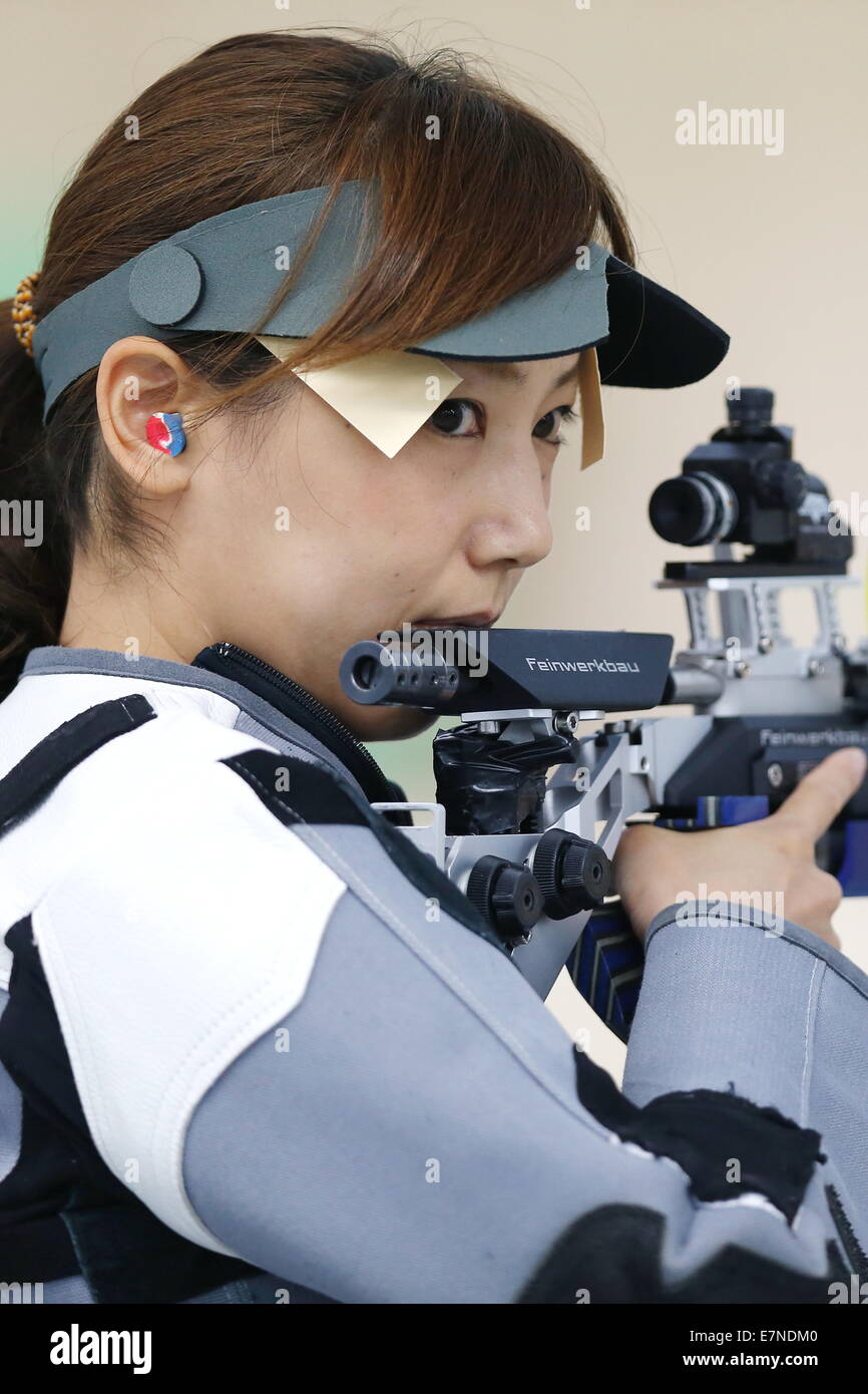 Incheon, South Korea. 22nd Sep, 2014. Seiko Iwata (JPN) Shooting ...