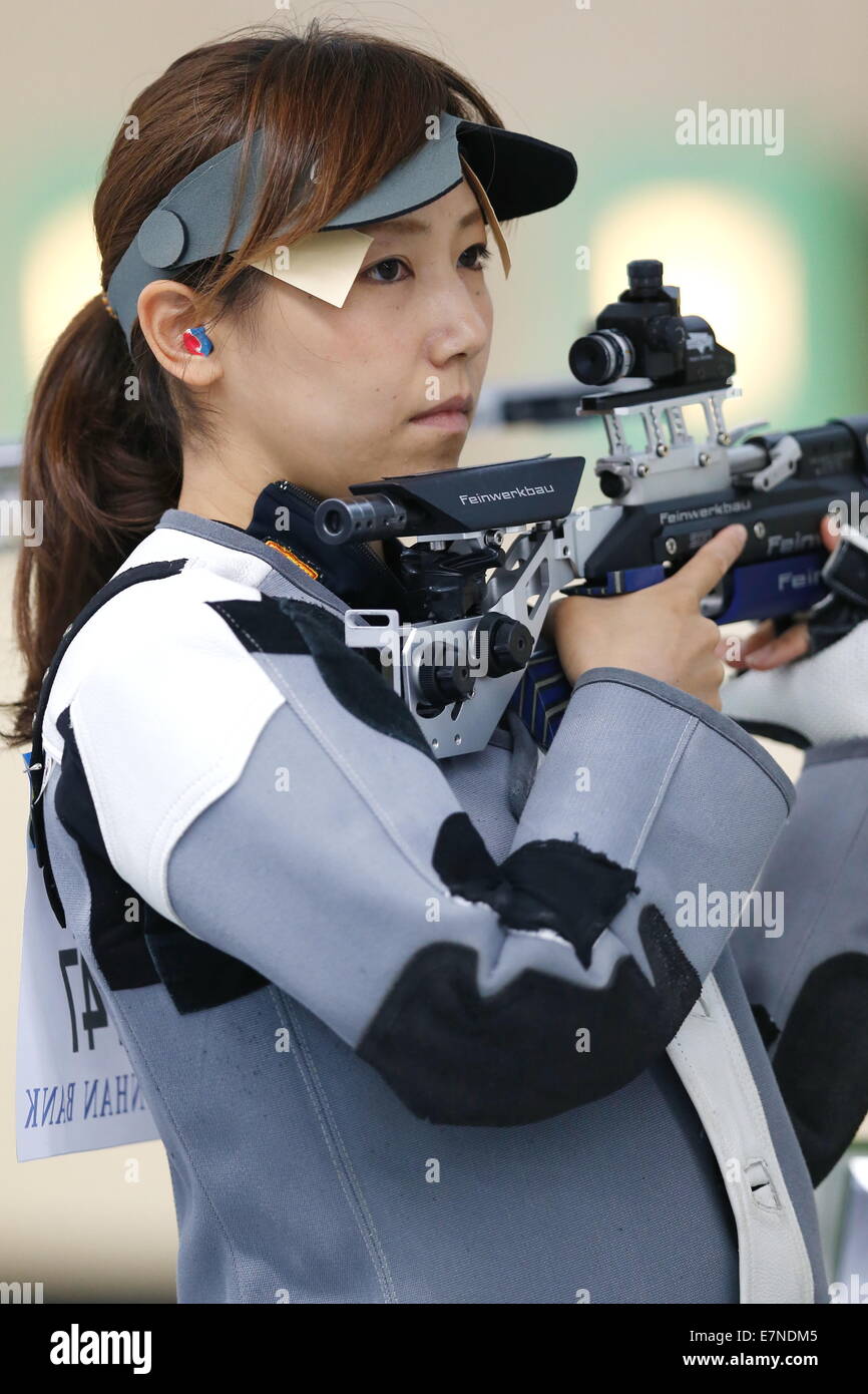 Incheon, South Korea. 22nd Sep, 2014. Seiko Iwata (JPN) Shooting ...