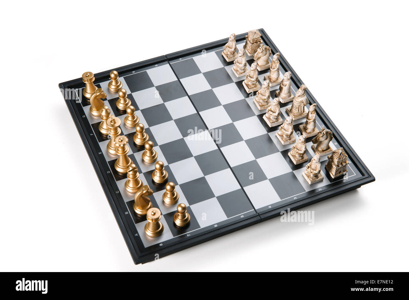 Old chess piece Cut Out Stock Images & Pictures - Alamy