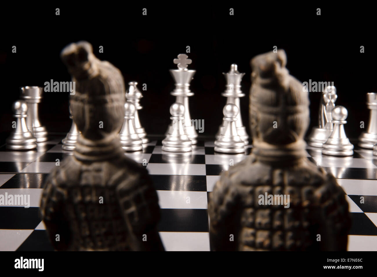 Close-up of chess Stock Photo - Alamy