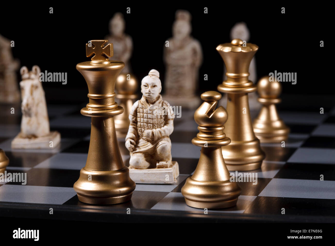 Close-up of chess Stock Photo - Alamy