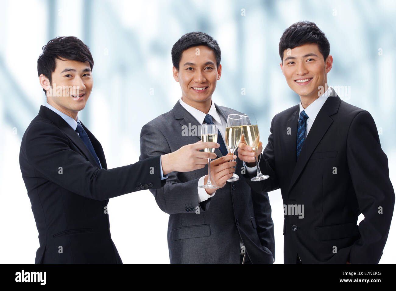 Business people celebrating Stock Photo - Alamy