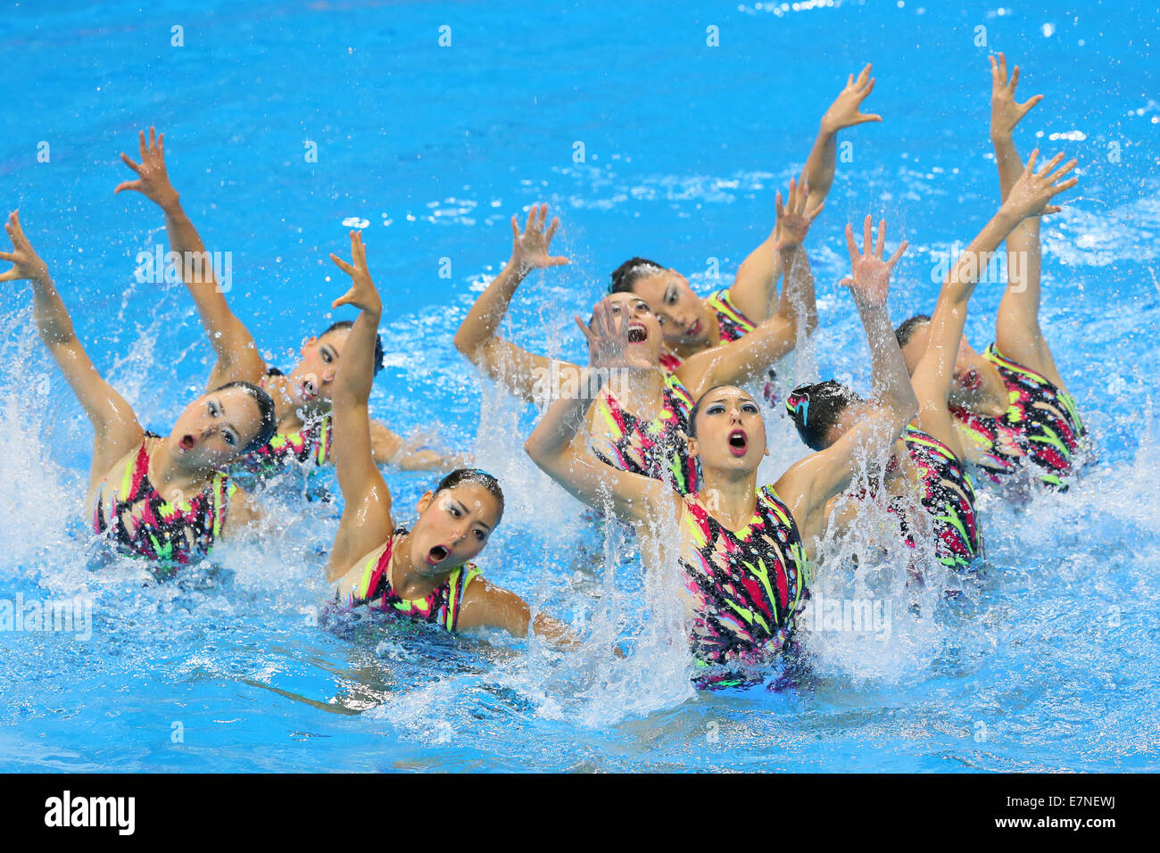 Synchronized Swimming Korea Stock Photos & Synchronized Swimming Korea ...