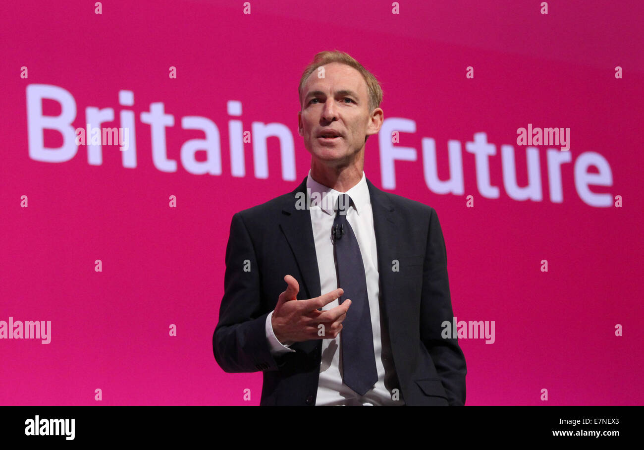 Shadow international development secretary jim murphy at manchester ...