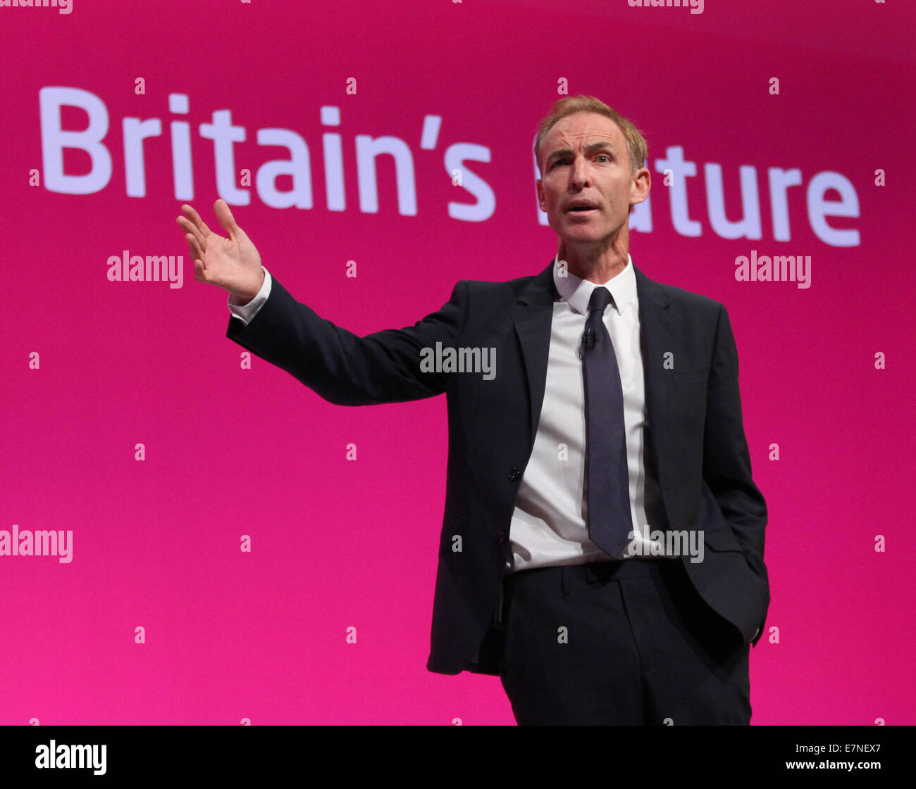 Shadow international development secretary jim murphy at manchester ...