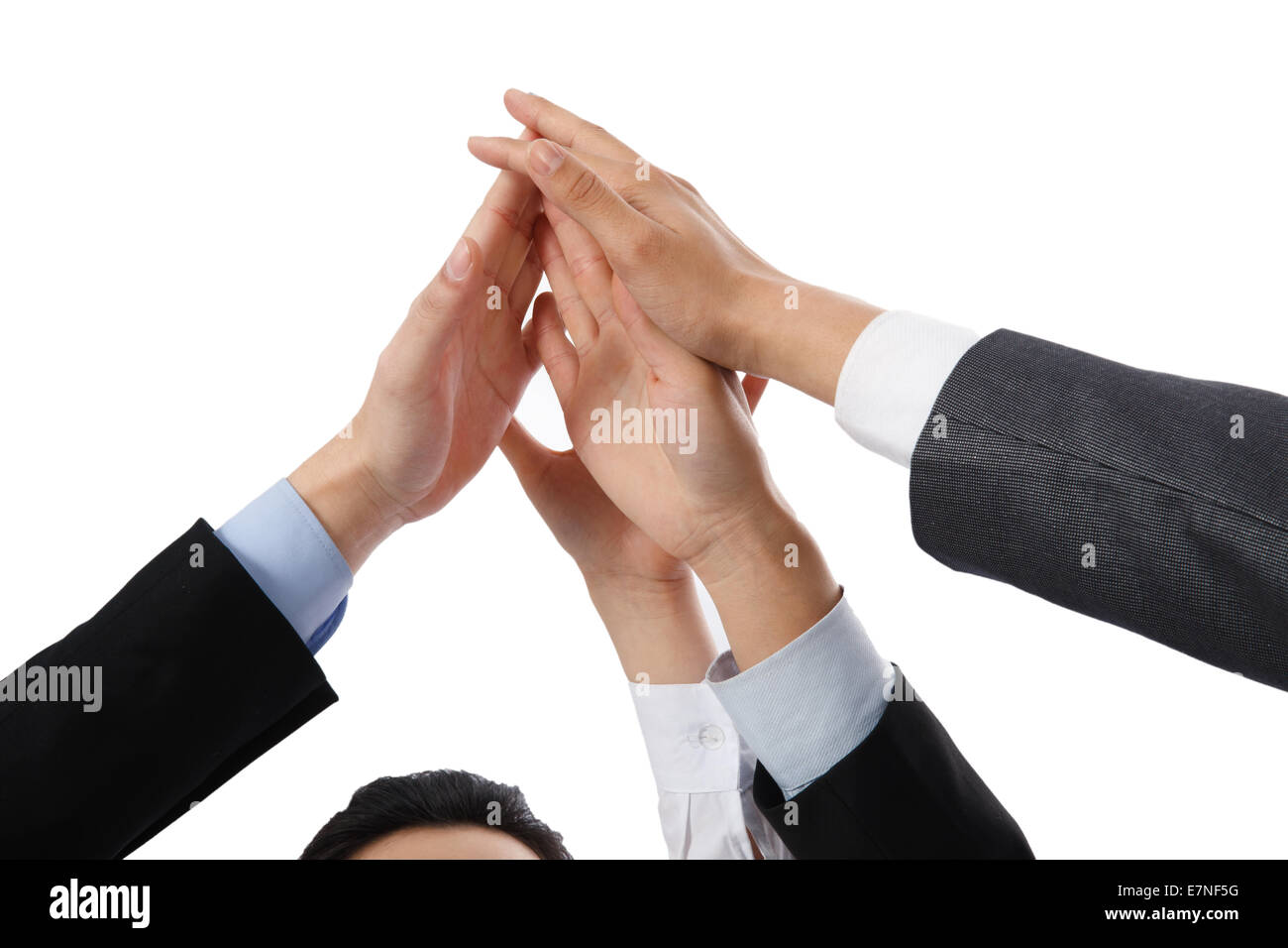 Hands supporting person air hi-res stock photography and images - Alamy