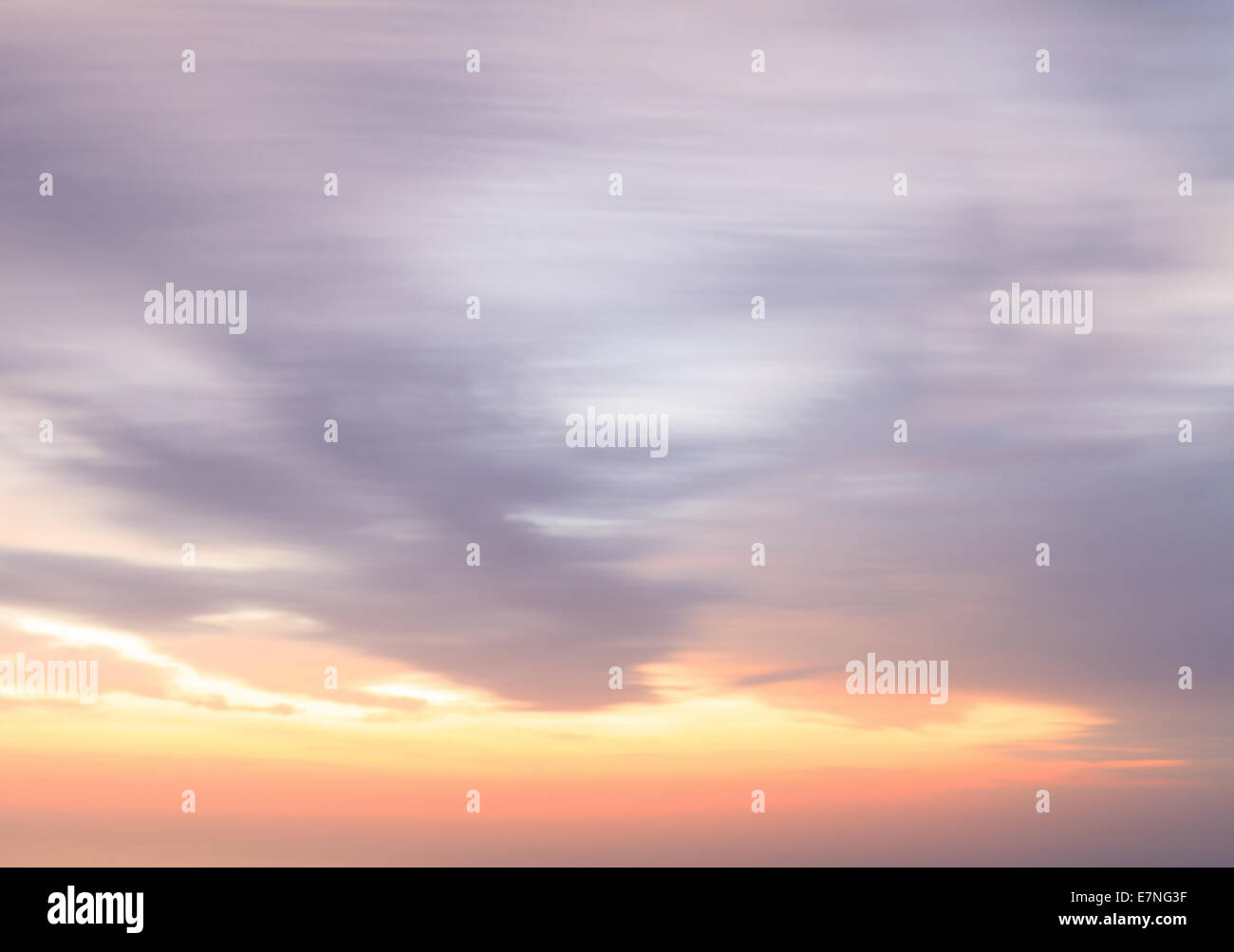 blurred long shutter speed sunset sky background Stock Photo - Alamy