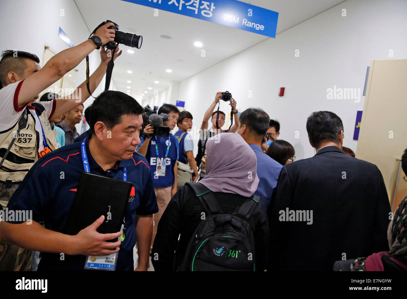 Incheon, South Korea. 22nd Sep, 2014. Head coach of Chinese shooting ...