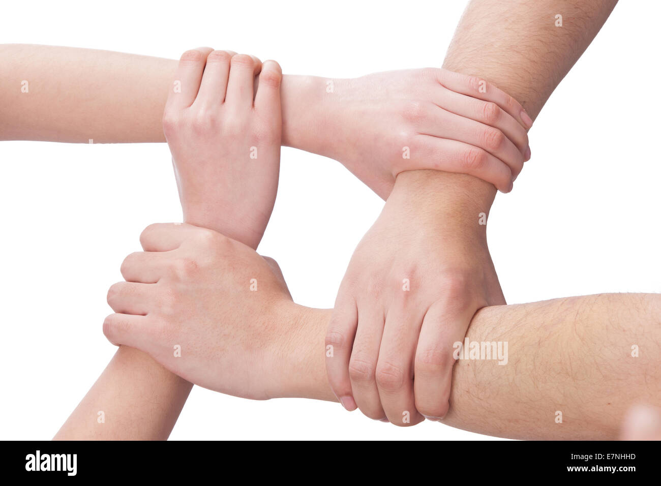Two interlocked hands hi-res stock photography and images - Alamy