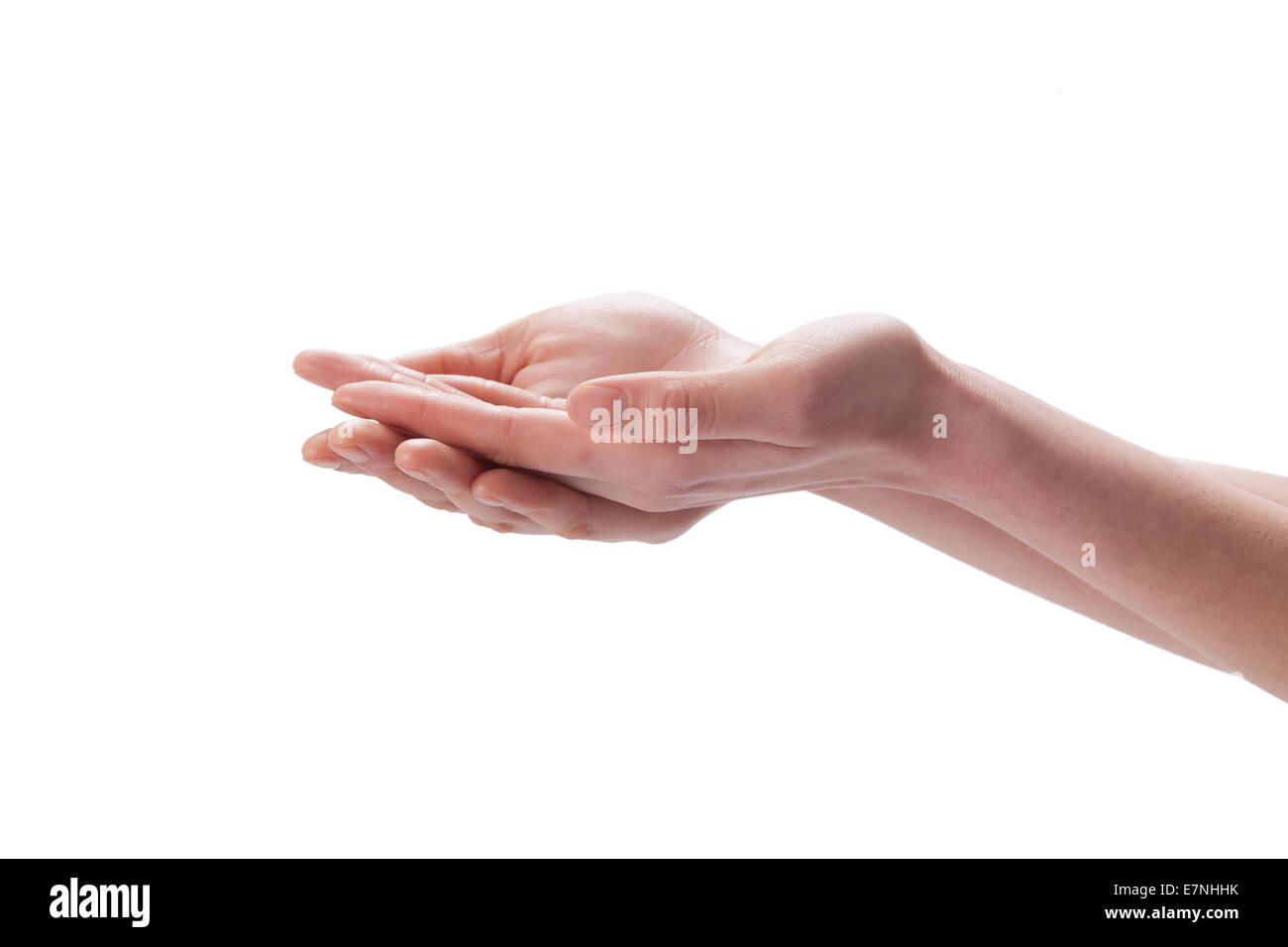 Hands spreading Cut Out Stock Images & Pictures - Alamy